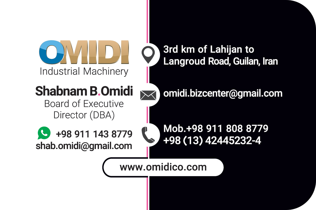 contact us – Omidi Industrial Machinery